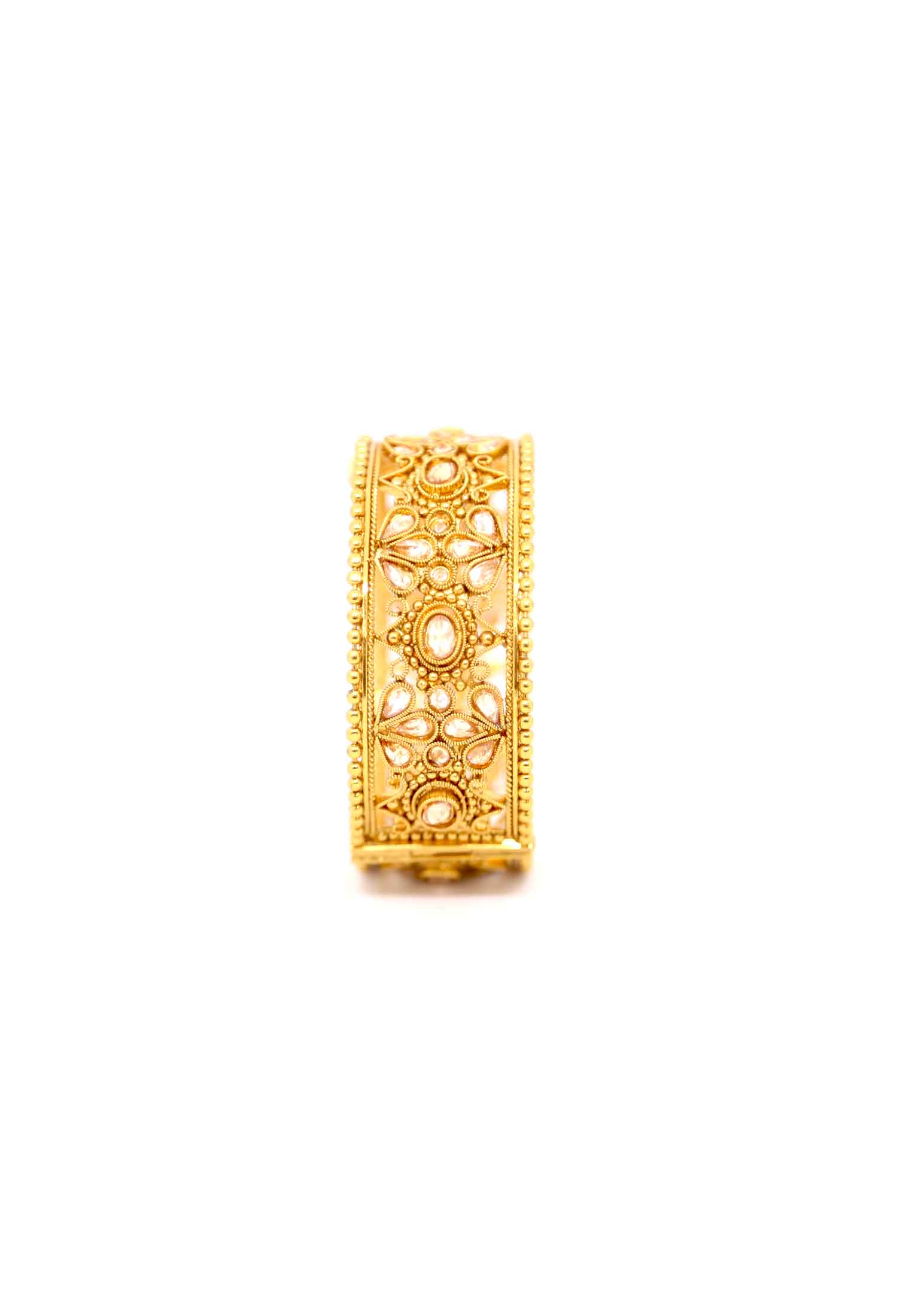 Biye Bazaar | Antic light pink ad stone joypuri chur