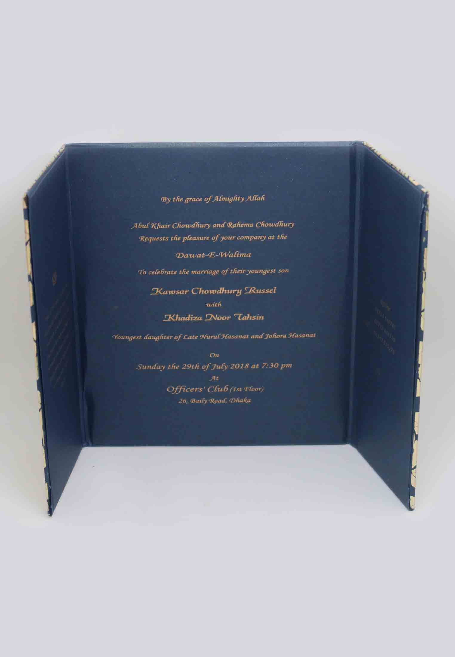 Biye Bazaar | Folding style invitation card