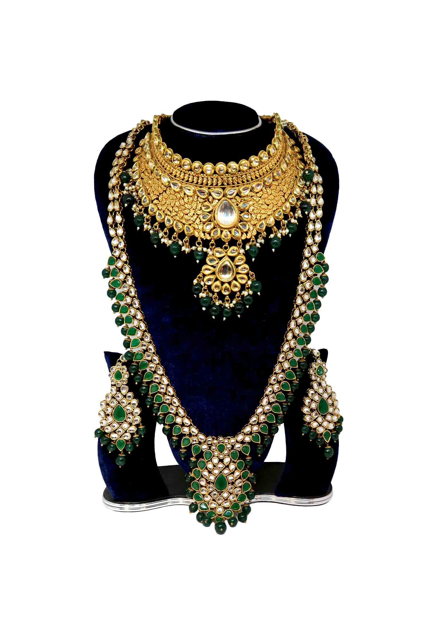 Biye Bazaar | Sita har necklace with ear ring