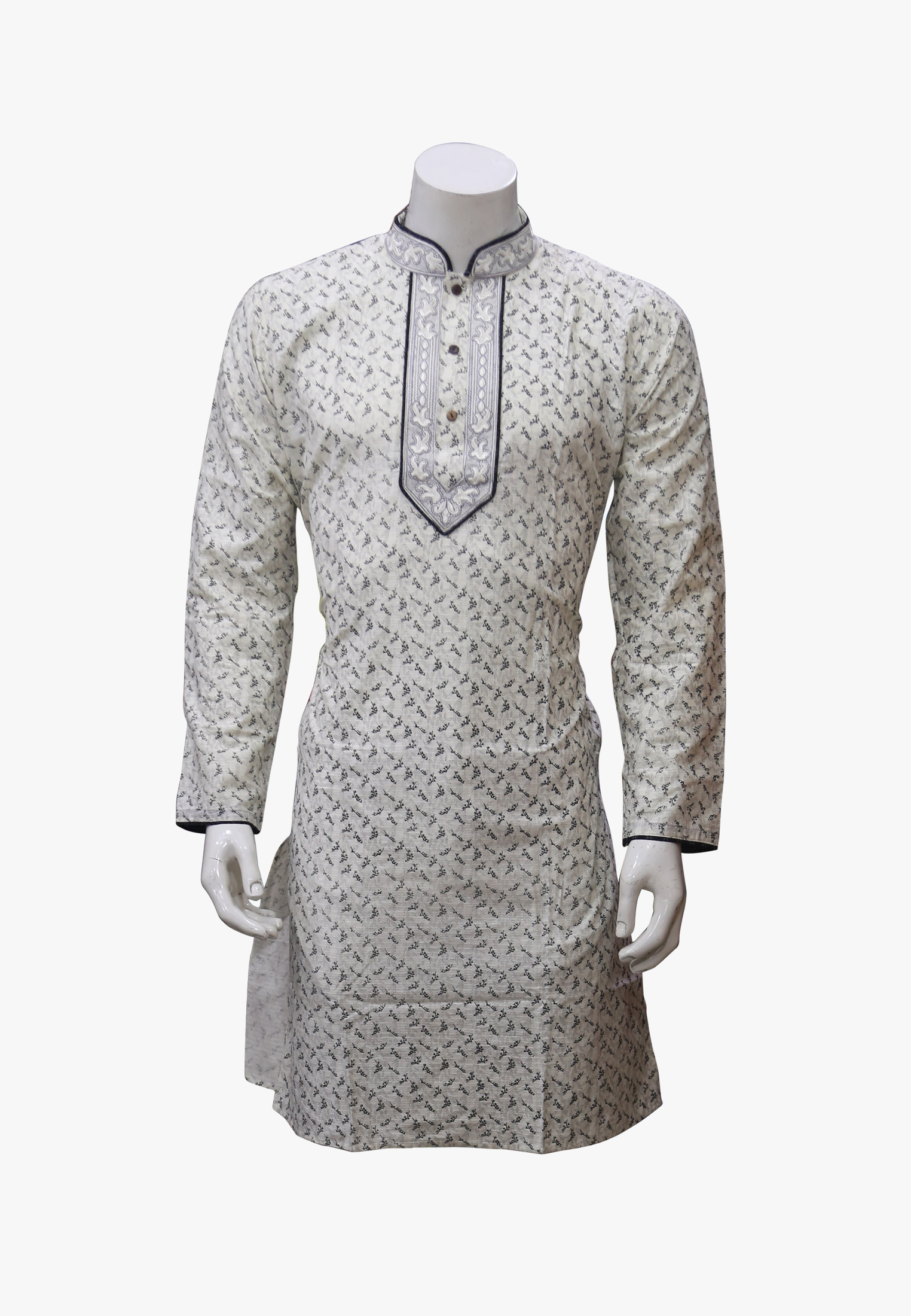 Biye Bazaar | Cream cotton deshi panjabi